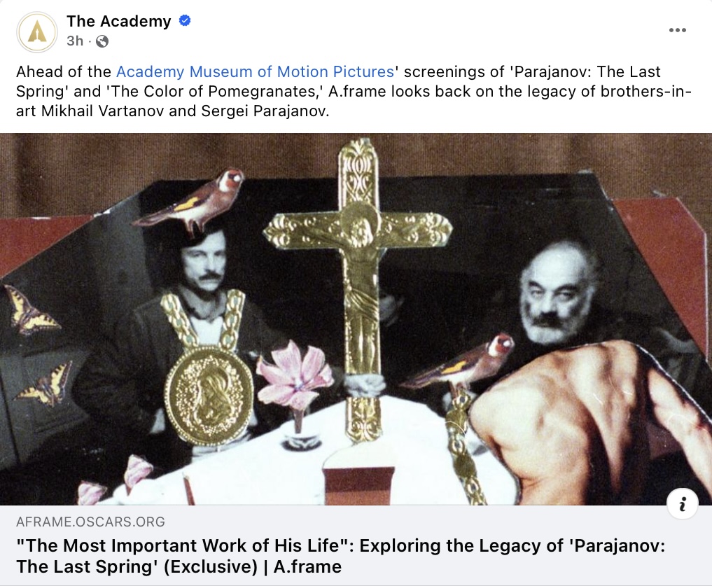 Sergei Parajanov – Parajanov-Vartanov Institute
